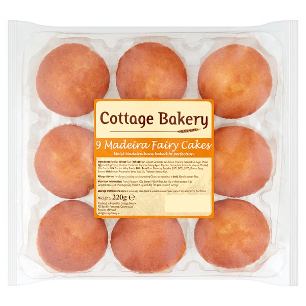 Cottage Bakery Madeira Fairy Cakes - Dike & Son